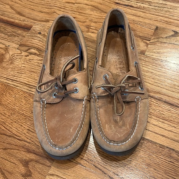 Sperry | Shoes | Sperry Authentic Original Boat Shoe Sahara Leather ...